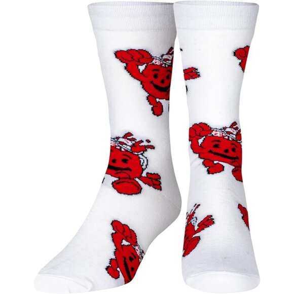 Underwear & Socks | Koolaid Crew Socks Mens 612 Shoe Size White Red ...